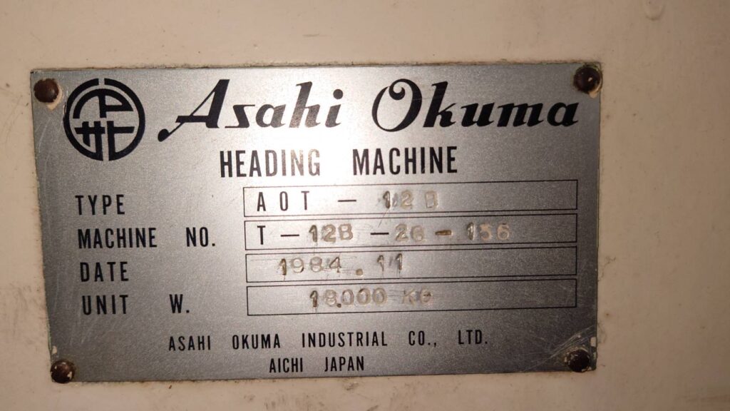 ASAHI OKUMA AOT-12B(1984年製旭大隈産業) | ニューイマイマシン
